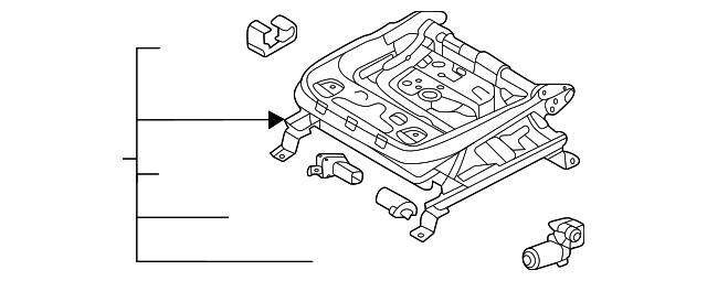2021-2022 Kia Seltos Seat Track 88500 Q5100 | TascaParts.com