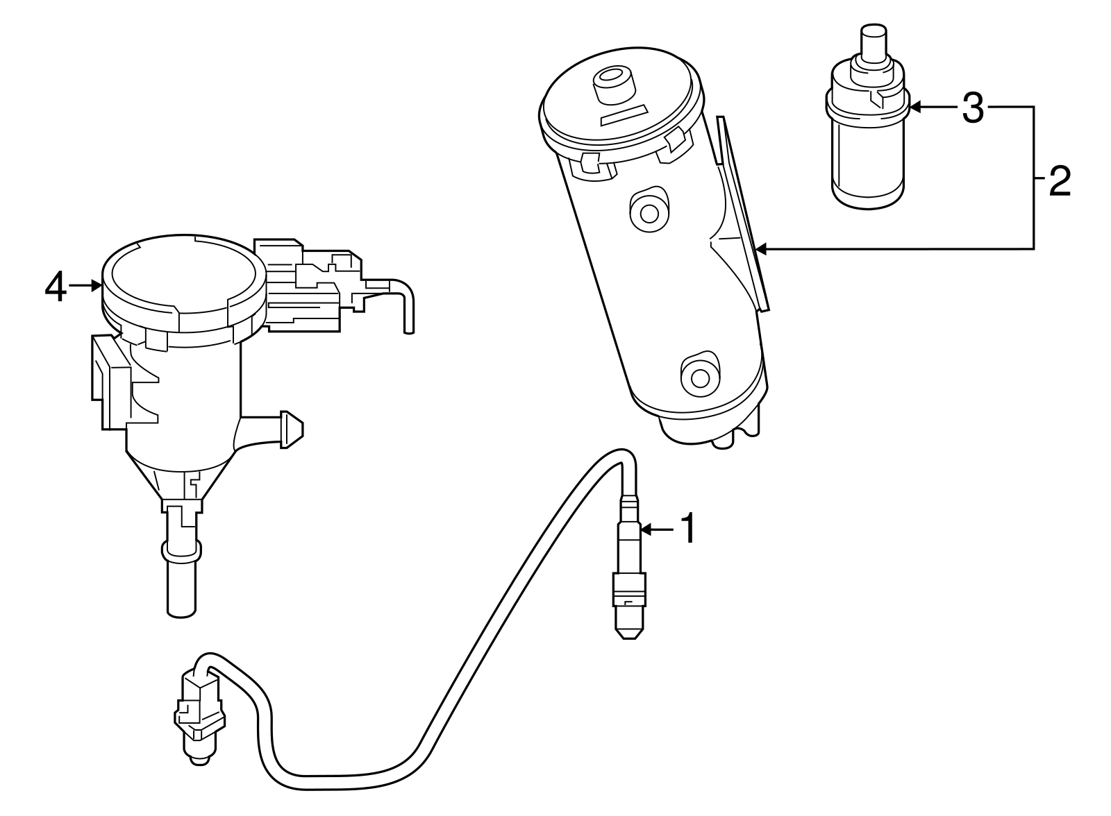 2016-2023 Mercedes-Benz Purge Valve 205-470-32-03-64 | MB OEM Parts