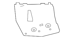 2019-2020 Nissan Murano Headlamp Assembly Lower Bracket - Passenger ...