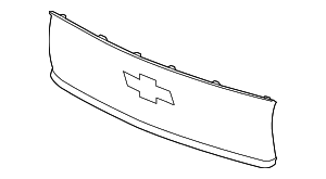 2018-2019 Chevrolet Front Grille Opening Cover 84359502 GM ...