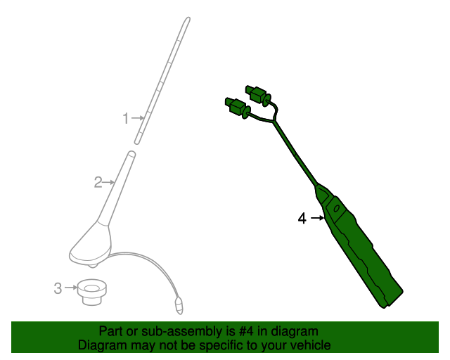 2006-2009 Volkswagen Antenna Booster 1K6-035-577-AC | OEM Parts Online