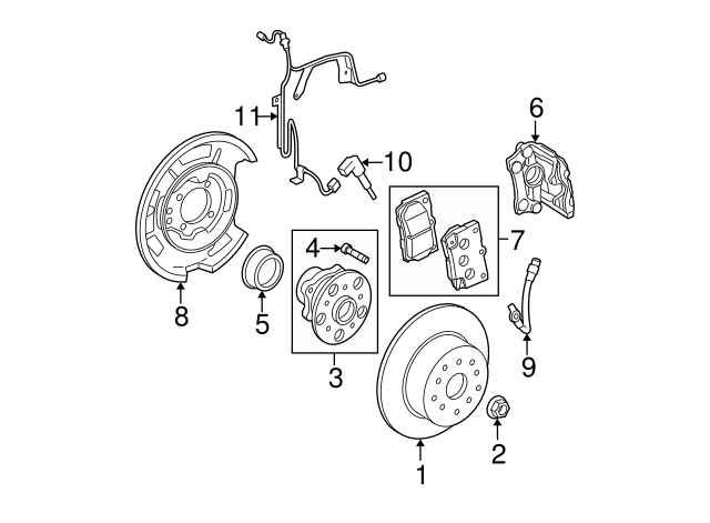 2006-2015 Lexus Deflector 42451-30020 | OEM Parts Online