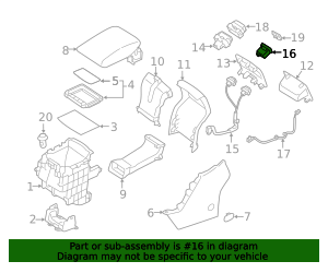2019-2021 Subaru Forester USB Port 86257SJ040 | OEM Parts Online