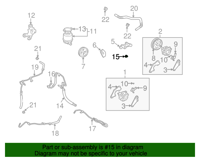 44327-30030 - Upper Press Hose Gasket 2002-2006 Lexus | Lexus of ...