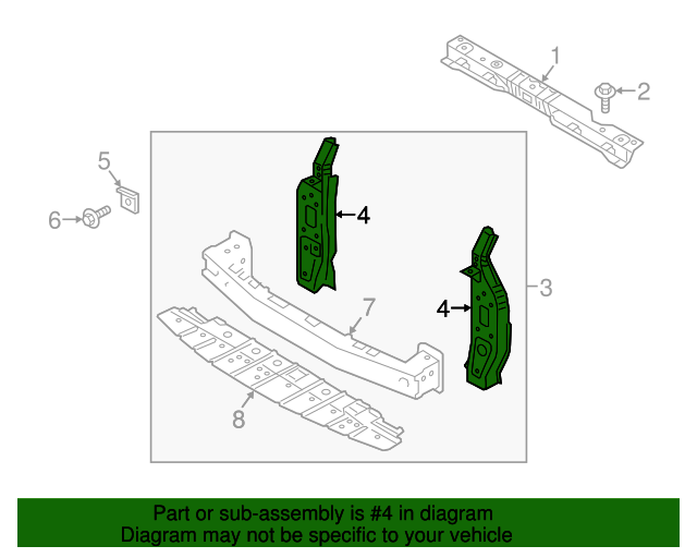 5215A412 - Side Panel 2014-2024 Mitsubishi | Mitsubishi Direct Parts