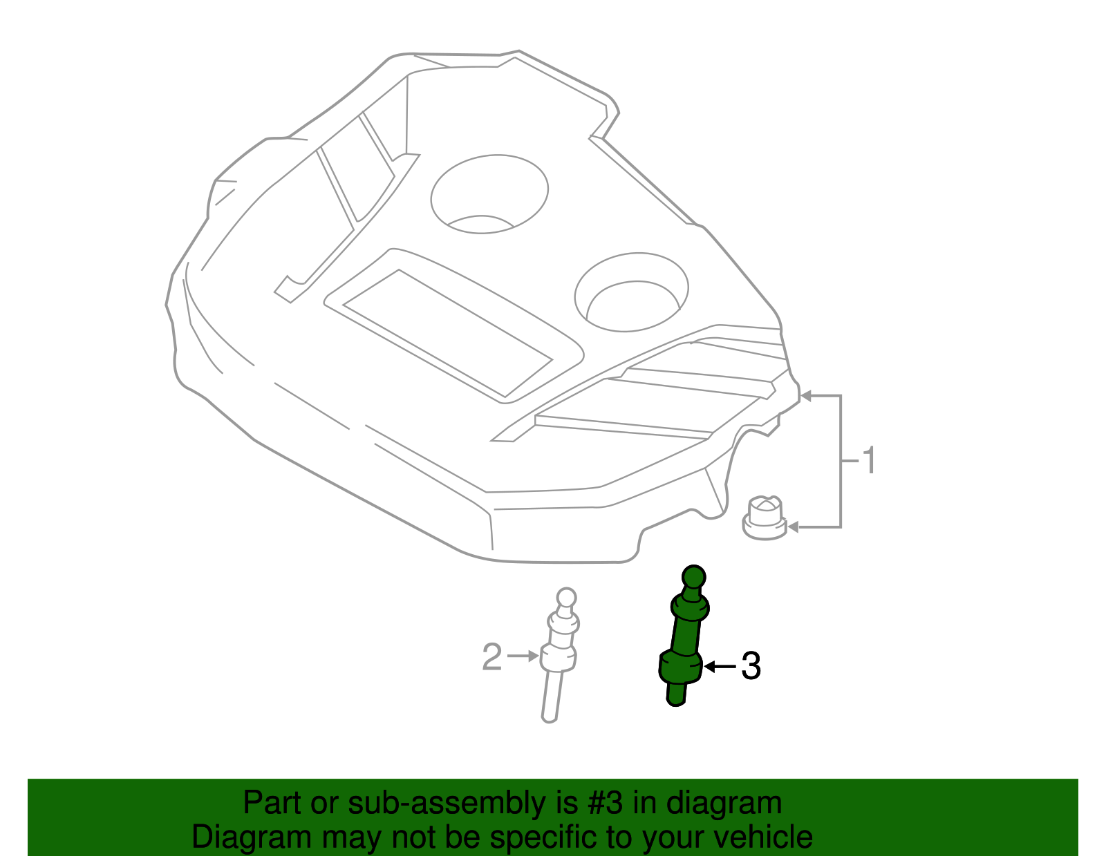 AG9Z-6A957-B - Engine Cover Stud 2012-2020 Ford | AutoNation Parts