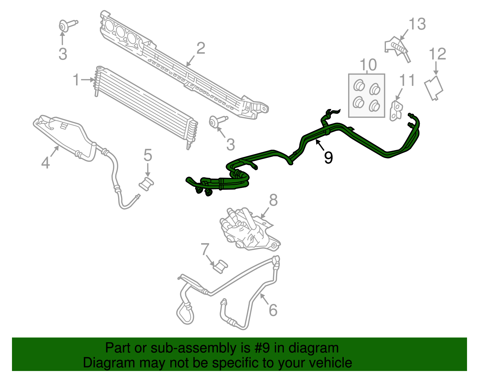 2018-2020 Ford F-150 Hose & Tube Assembly JL3Z-7R081-J | OEM Parts Online