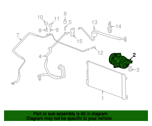 Air Conditioning Compressor 19418181 | TascaParts.com