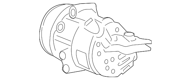 2007-2012 GM Air Conditioning Compressor 19418183 GM | GMPartsDirect.com