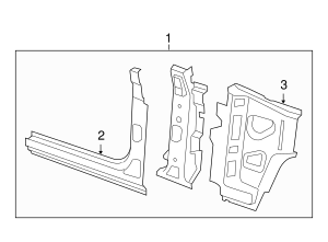 2007-2018 Jeep Front Pillar - Passenger Side (RH) 55397010AE ...