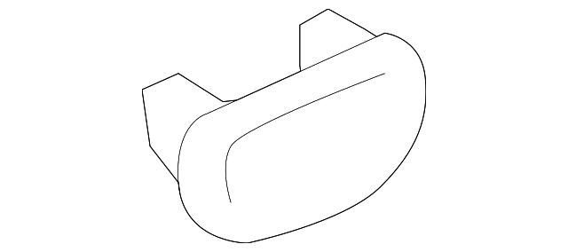 2007-2014 GM Light Cashmere Body Rear Corner Upper Garnish Molding Plug ...