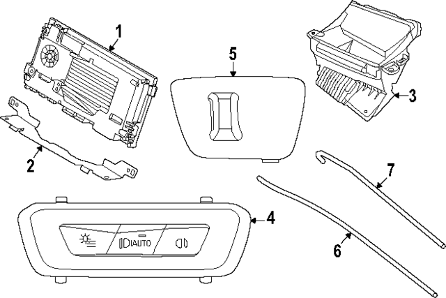 Genuine BMW 61-31-5-A71-545 | Headlamp Switch | FREE Shipping on Most ...