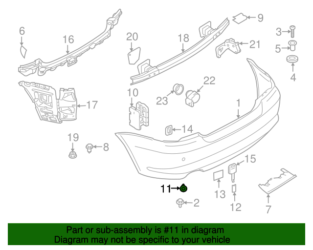 Genuine BMW 51-12-7-209-748 | Mount Kit | FREE Shipping on Most Orders ...
