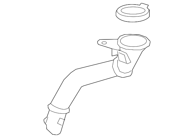 85301-06010 - Washer Fluid Reservoir Filler Pipe - 2018-2023 Toyota ...