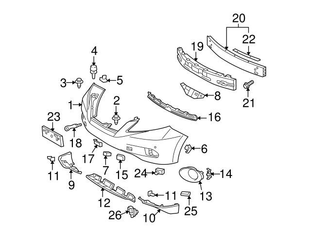 52712-0E010 - Lower Cover 2010-2012 Lexus | Lexus of Stevens Creek Parts