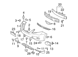 53112-0E020 - Lower Grille - 2010-2012 Lexus | MyLexusParts