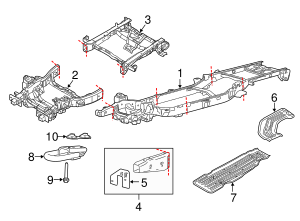 2009-2014 Ford F-150 Front Frame EL3Z-5019-C | QuirkParts