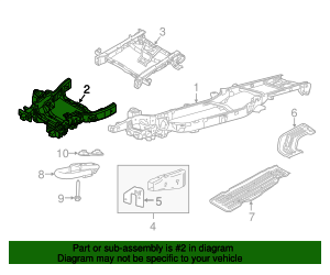 2009-2014 Ford F-150 Front Frame EL3Z-5019-C | QuirkParts
