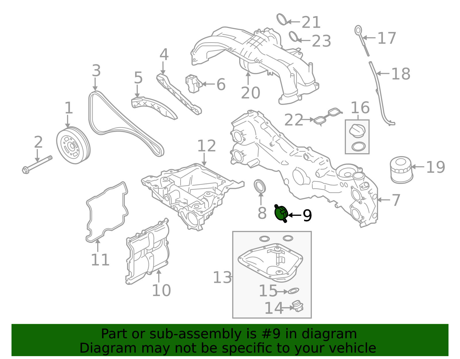 2017-2025 Subaru 2017-2024 Subaru - Engine Variable Valve Timing (Vvt ...
