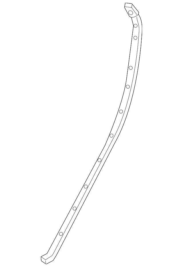 2013-2016 Chevrolet Rear Driver Side Door Rear Lower Auxiliary Sealing ...
