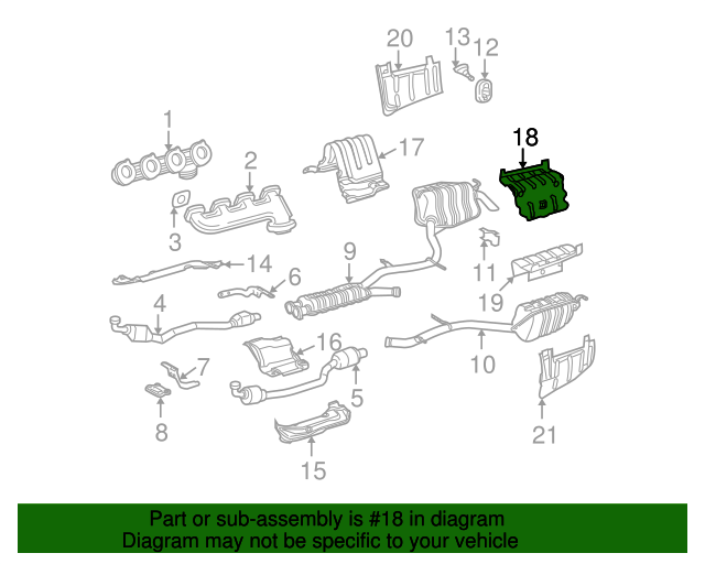 2006-2018 Mercedes-Benz Shielding 219-682-02-71 | Mercedes-Benz Parts