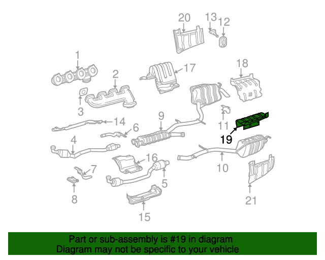 219-682-01-71 - Heat Shield 2006-2011 Mercedes-Benz | Mercedes-Benz USA ...