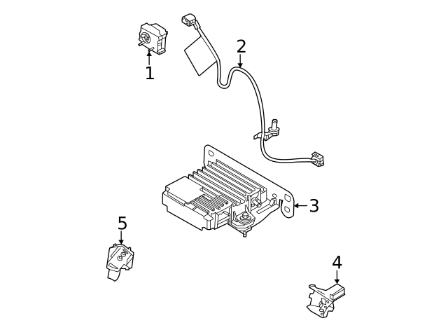 Genuine OEM Ford Part - Control Module ML3Z-3G590-D | Genuine OEM Ford ...