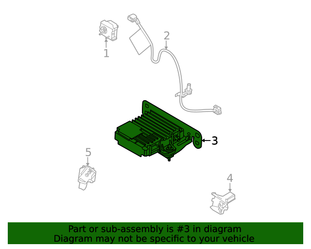 Module Driver Status Monitor ML3Z-3G590-D | OEM Parts Online