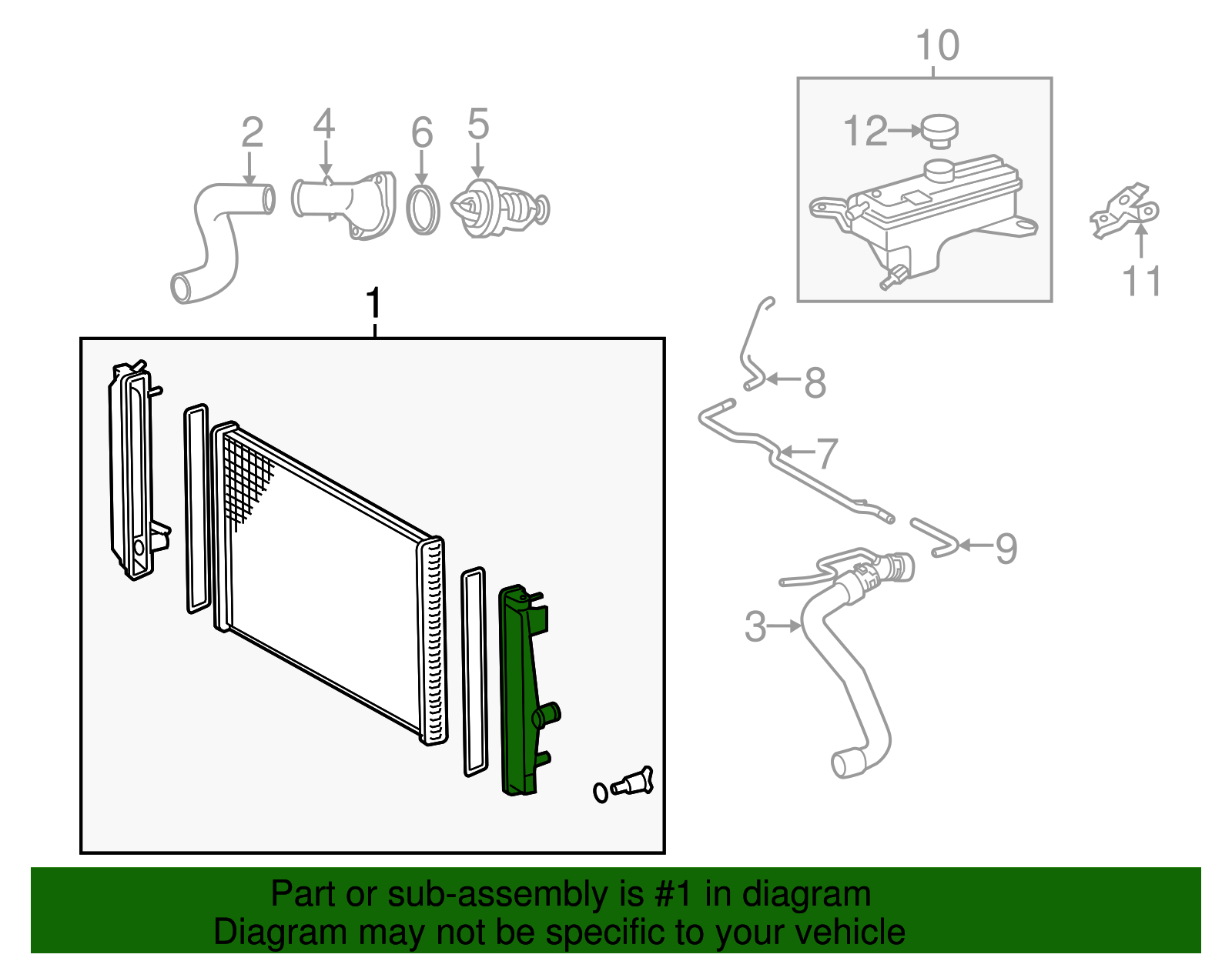 16400-28591 - High-Quality Radiator for 2018 Toyota RAV4 | AutoNation Parts