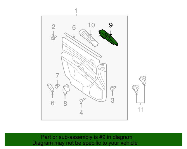 2007-2009 Hyundai Santa Fe Switch Assembly 93575-2B000-J9 | OEM Parts ...