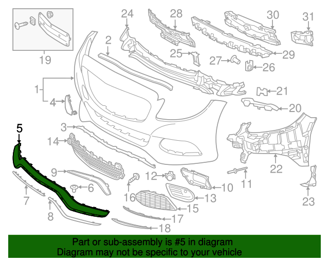Genuine OEM Lower Cover | 205-885-16-74-9999 | Fits Select 2015-2023 Mercedes-Benz Vehicles ...