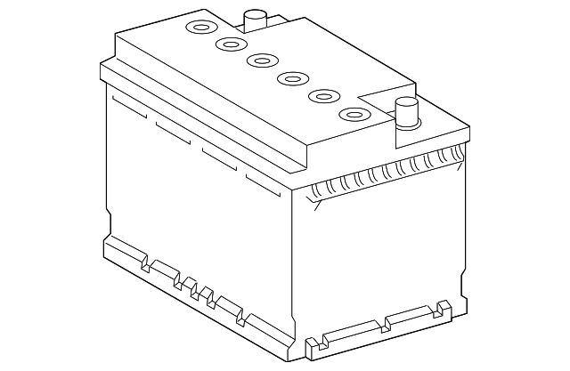 28800-25010 - Vehicle Battery - 2019-2021 Toyota | OEM Genuine Toyota Parts