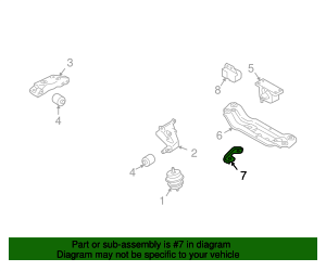 11384-1CB0A - Rear Cross-Member Heat Shield 2008-2020 Infiniti ...