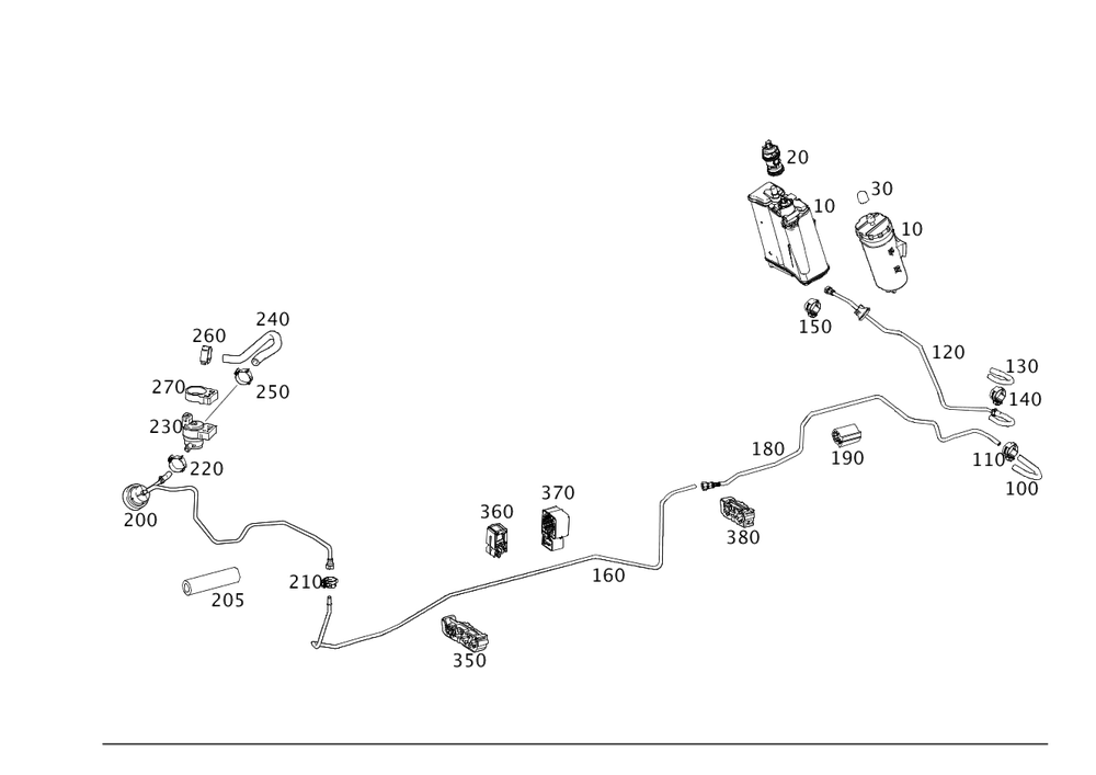 197-471-05-15 - Purge Line 2011-2015 Mercedes-Benz SLS AMG | Mercedes ...