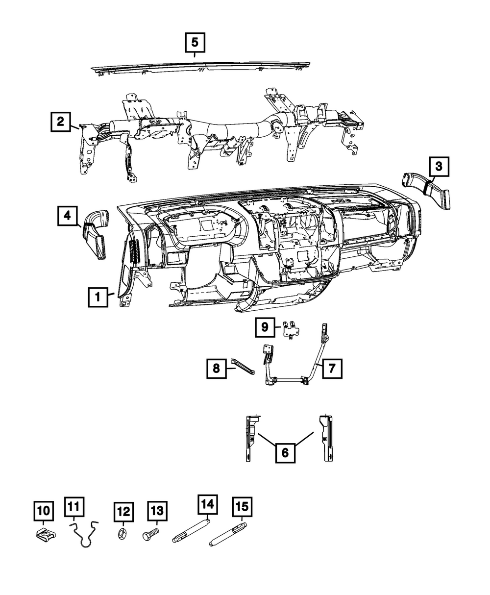 2014-2025 Ram Defroster Grille 1YB22JXWAA | Miracle Mopar