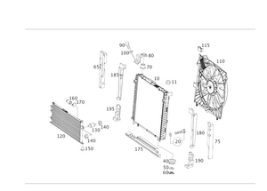 463-500-02-02 - Radiator | Buy Mercedes Parts Now