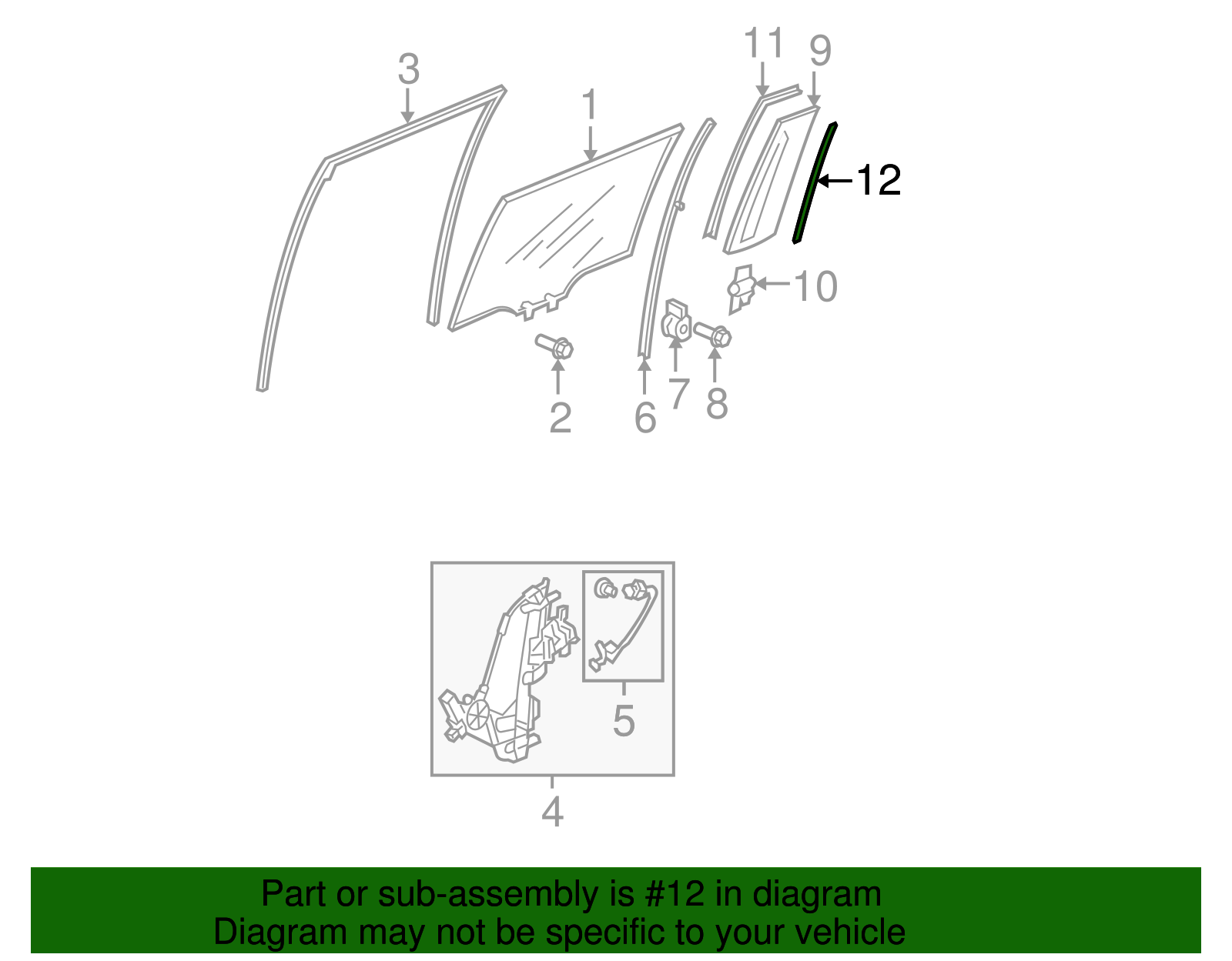 73429-SHJ-A00 - Dam 2005-2010 Honda Odyssey | Honda Parts Online