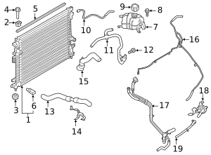 2019-2020 Lincoln Nautilus Connector Hose F2GZ-8063-C | TascaParts.com
