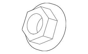 Genuine Toyota Wiper Linkage Nut part# 90182-A0002 for 1996-2025 Toyota ...