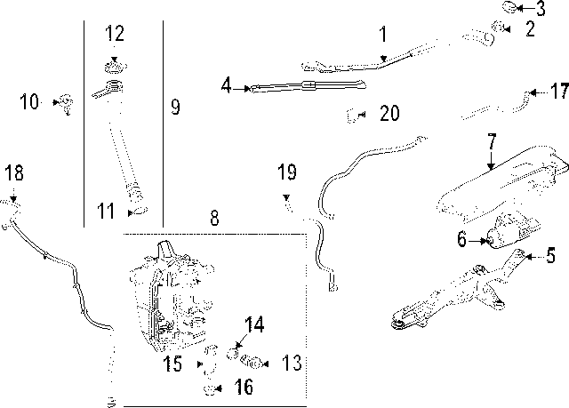 2021 Chevrolet Trailblazer Washer Reservoir 42748842 | GMPartsDirect.com