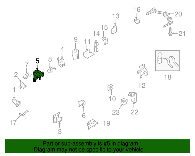 E0221-EZ1AA - Mount Bracket 2017-2018 Nissan | Nissan Parts ...