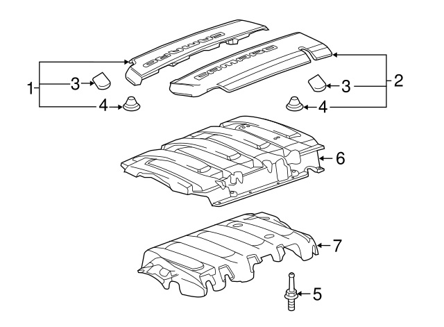 2016-2024 Chevrolet Camaro Driver Side Engine Intake Manifold Cover ...