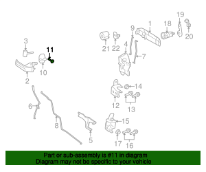 2016 Fiat 500X Striker Screw 6511246AA | TascaParts.com