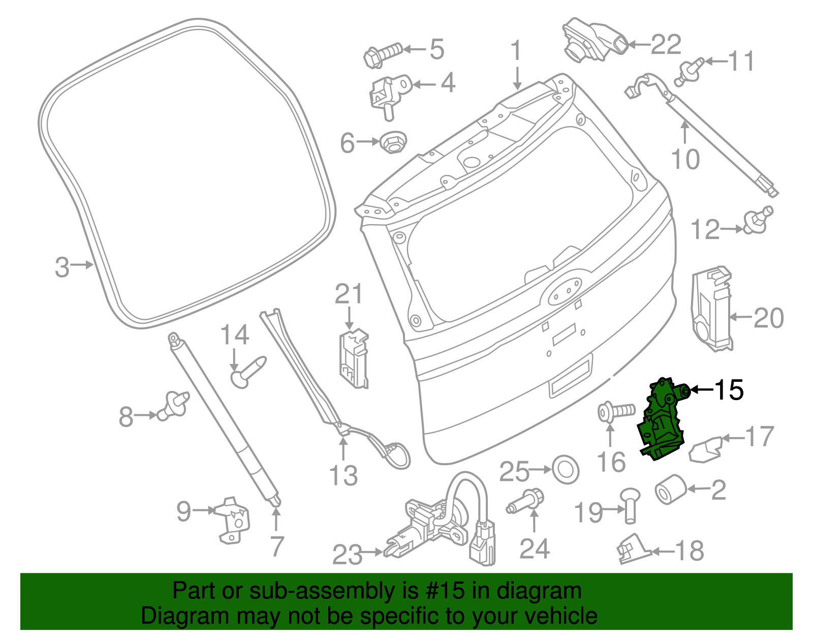 2013-2019 Ford Lock Actuator DB5Z-7843150-B | Miracle Ford Parts