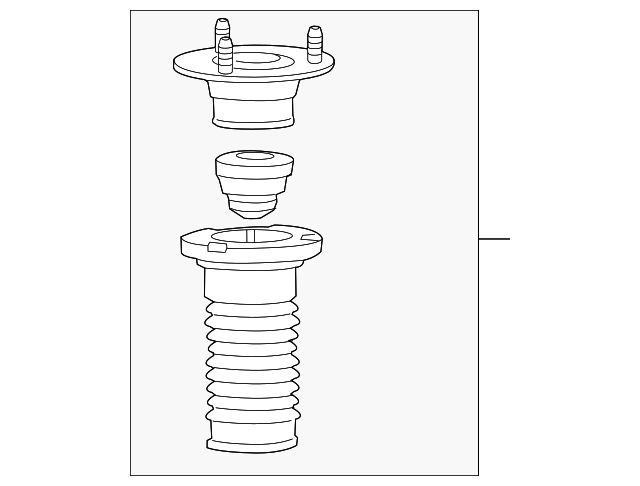 48680-24150 - Strut Mount - 2020-2023 Lexus RC F | My L Parts