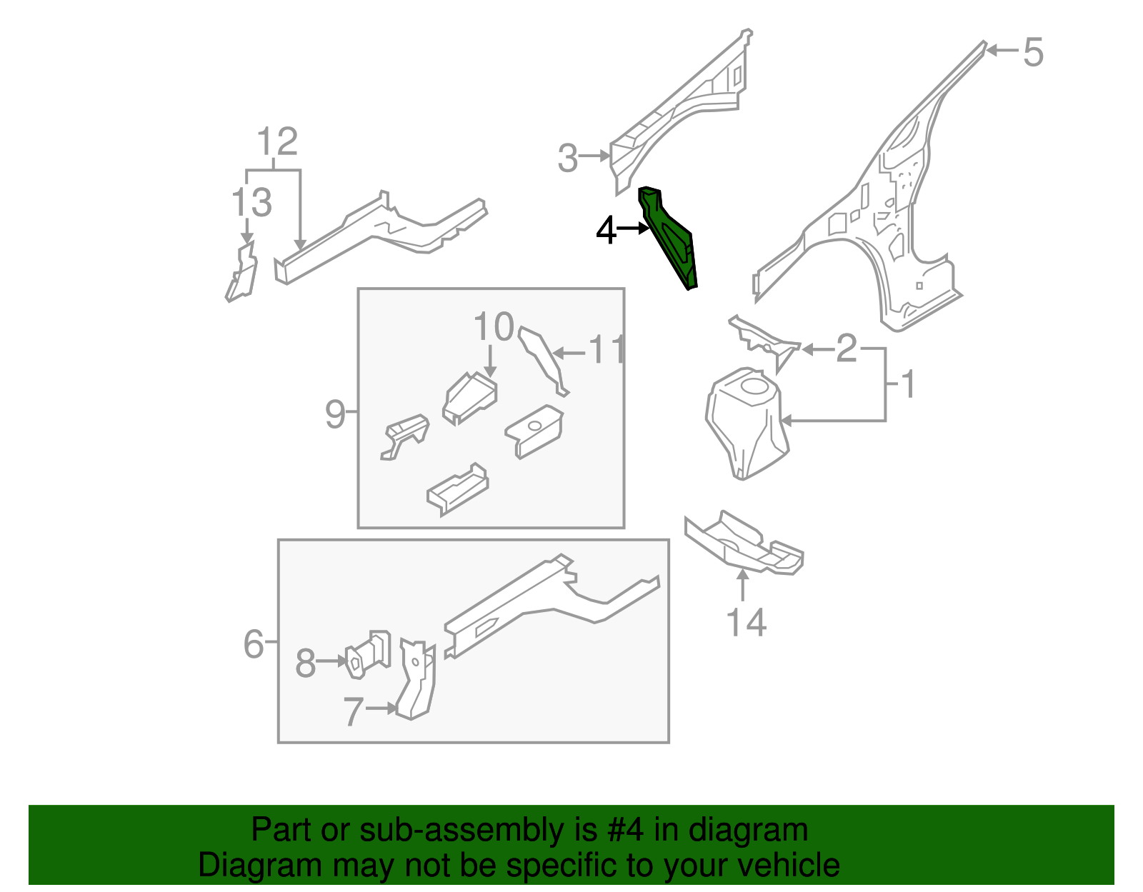 64191-EL030 - Front Panel 2007-2012 Nissan Versa | Nissan Parts ...