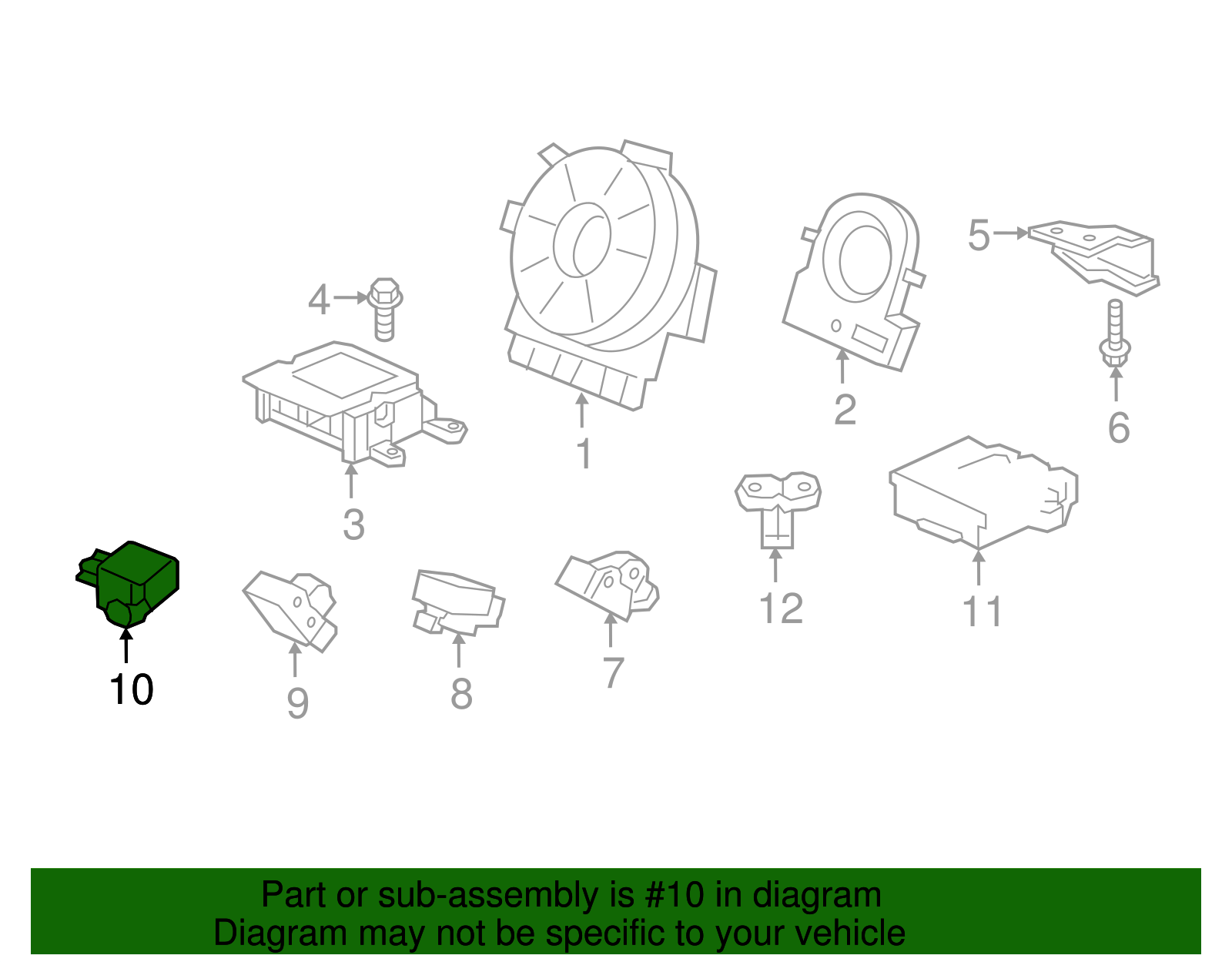 77975-T6A-J11 - Rear Sensor 2016-2025 Honda | Honda Parts Online