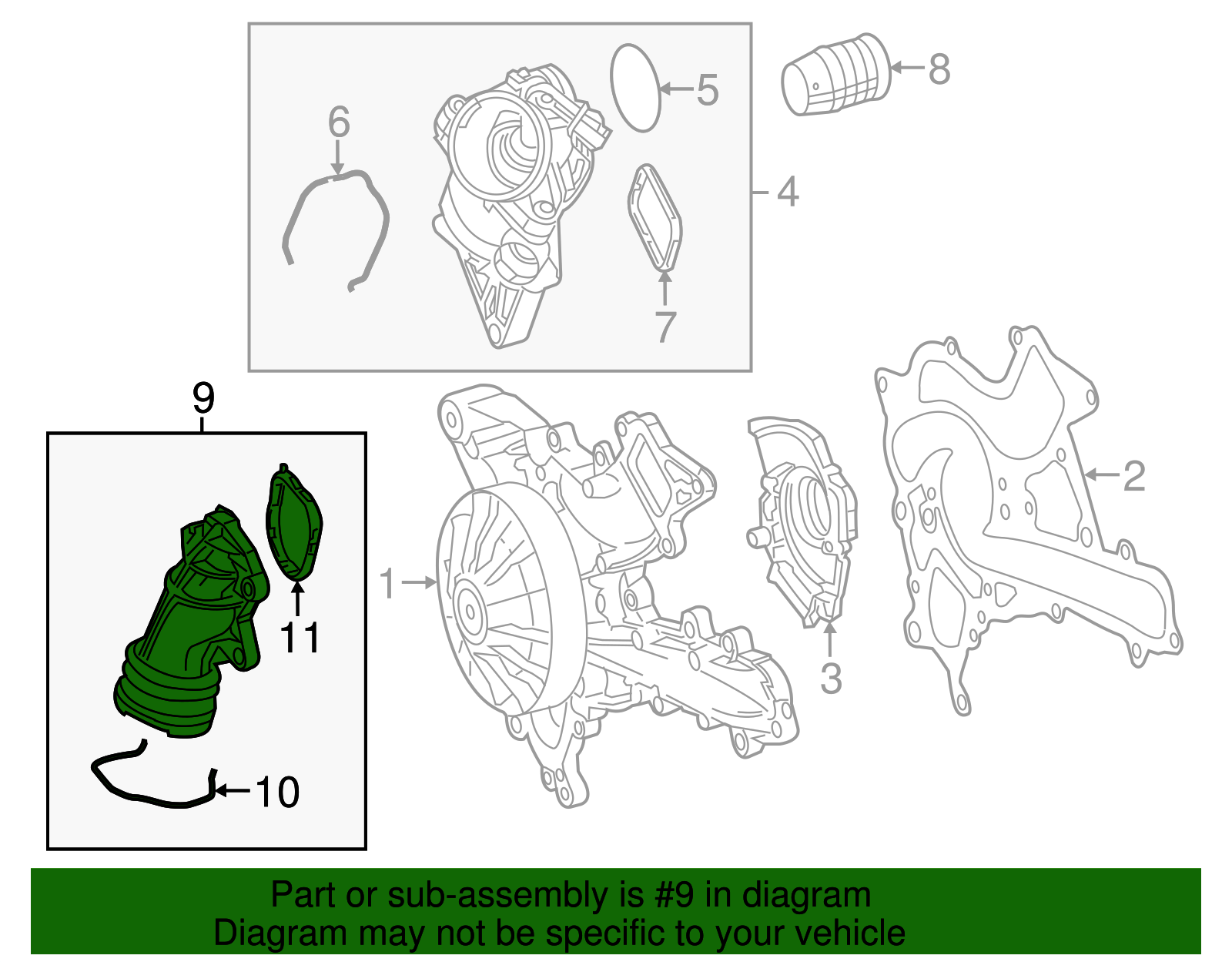 276-200-01-56 - Engine Coolant Inlet Flange AutoNation Parts