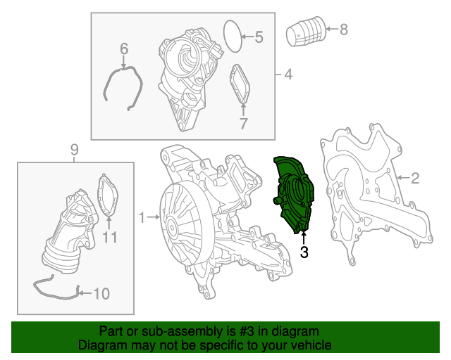 276-201-07-03 - Cover 2012-2023 Mercedes-Benz | Mercedes-Benz USA Parts