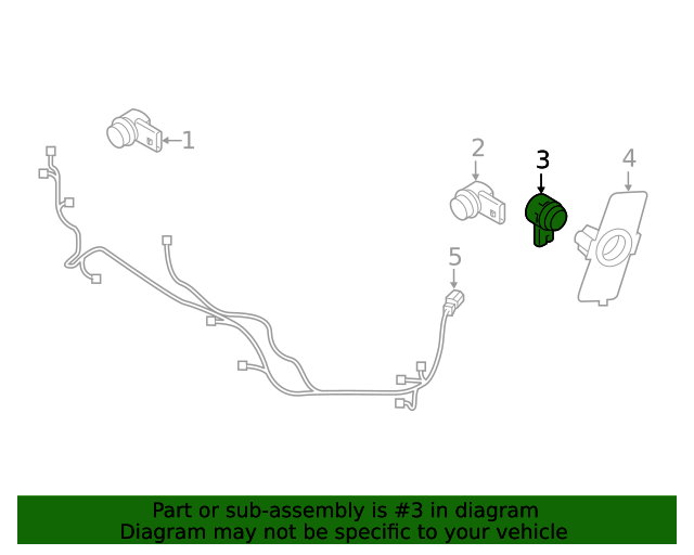 2021-2024 Volvo Park Sensor 32271066 | OEM Parts Online
